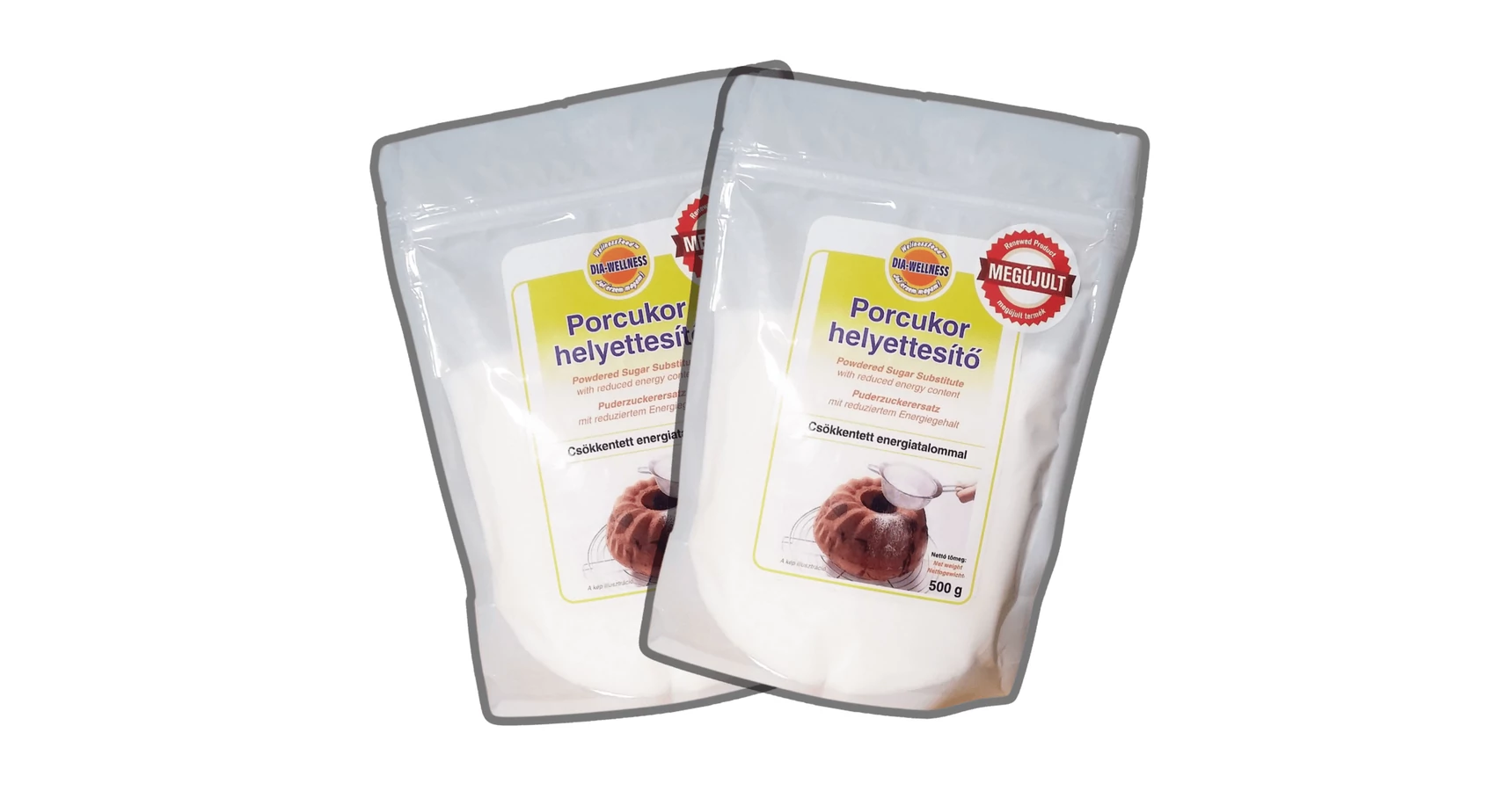 Dia-Wellness Porcukor helyettesítő 500 g – Természetes cukoralternat