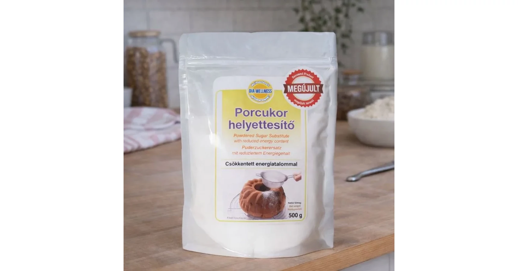 Dia-Wellness Porcukor helyettesítő 500 g - Egészséges édesítés