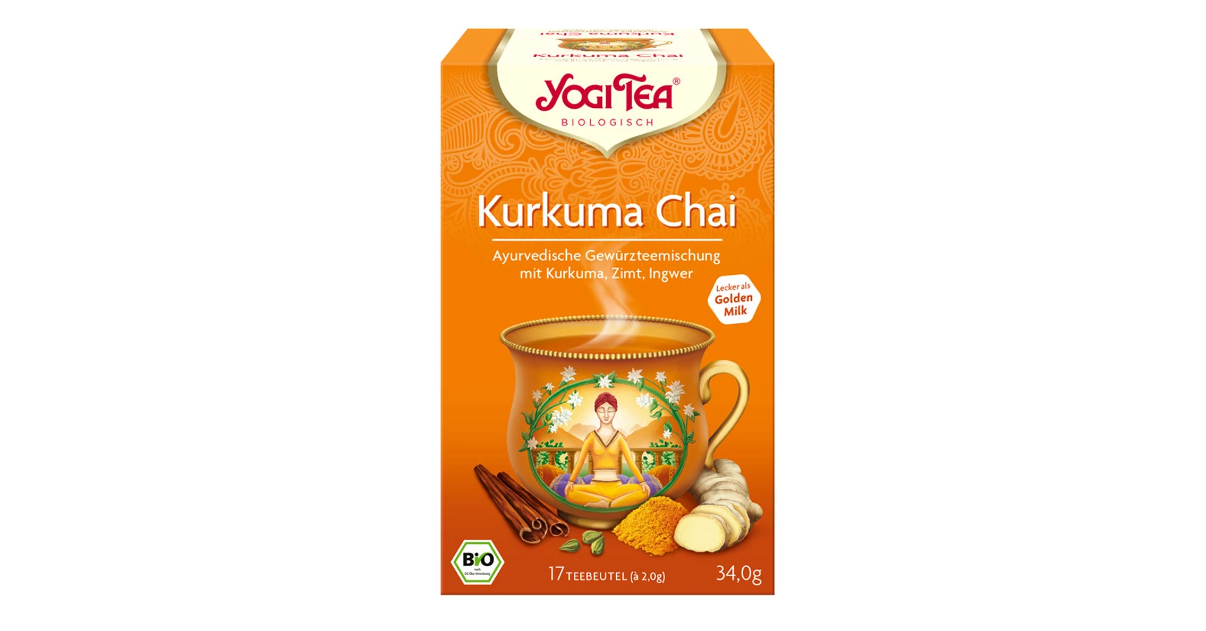 YOGI TEA KURKUMA CHAI BIO TEA - Reform Nagyker