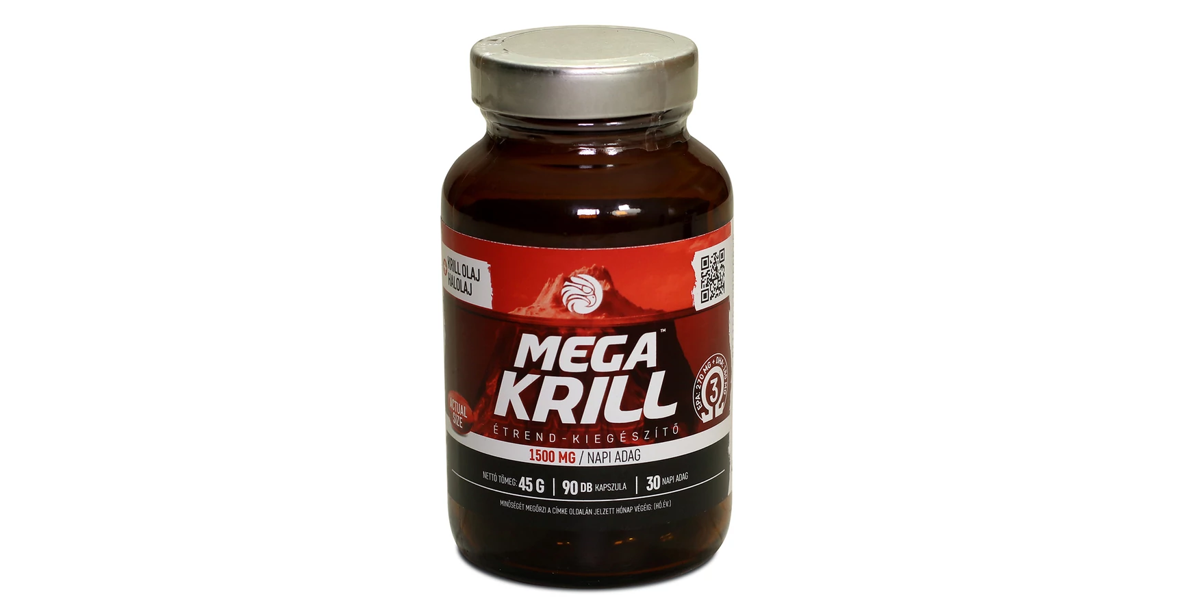 Mega Krill 1500 mg krill olaj + halolaj, 90 db - Reform Nagyker