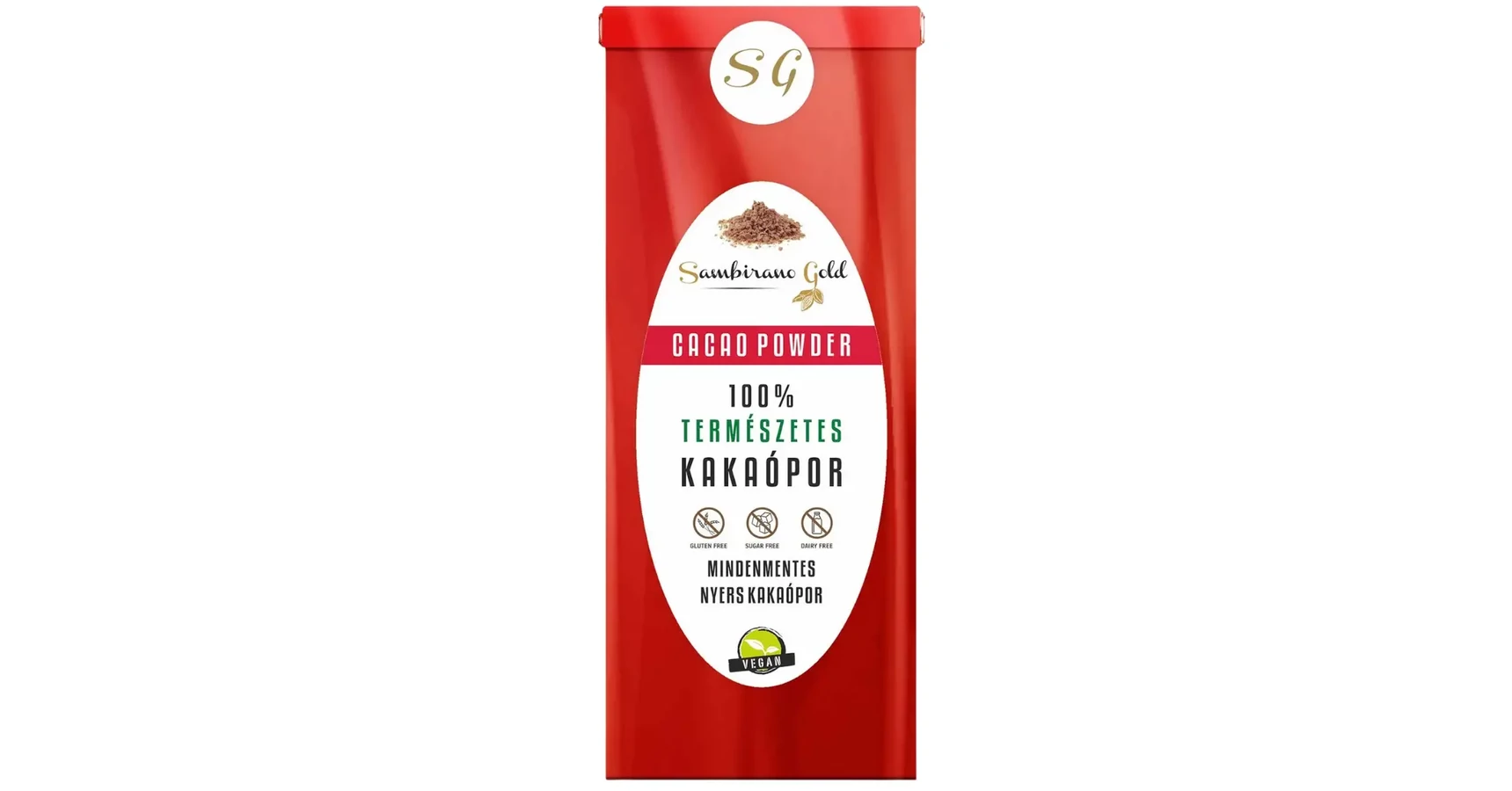 Sambirano Gold nyers, teljes értékű kakaópor 100 g
