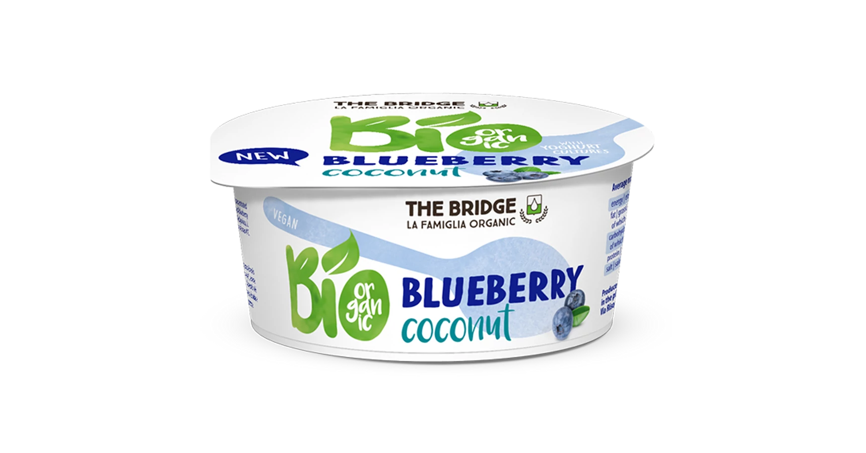 The Bridge Bio Blueberry Coconut Yoghurt 125 g – Reform Nagyker