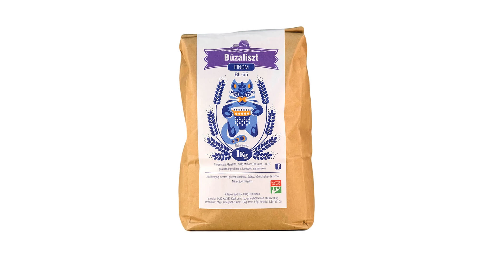 Garat Malom BL-65 Búza Finomliszt 1000 g - Reform Nagyker