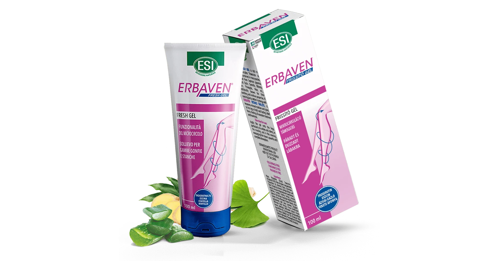 Natur Tanya® ESI® ERBAVEN® frissítő gél – 100 ml