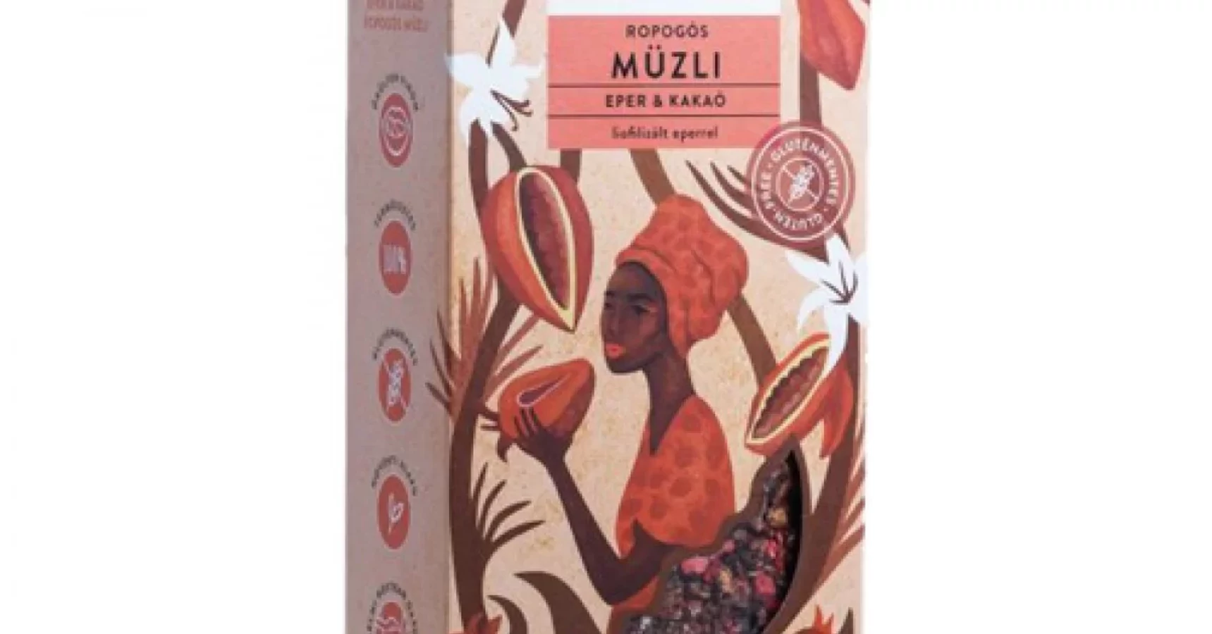 Viblance Eper&kakaó ropogós müzli 60 g - Natur Reform