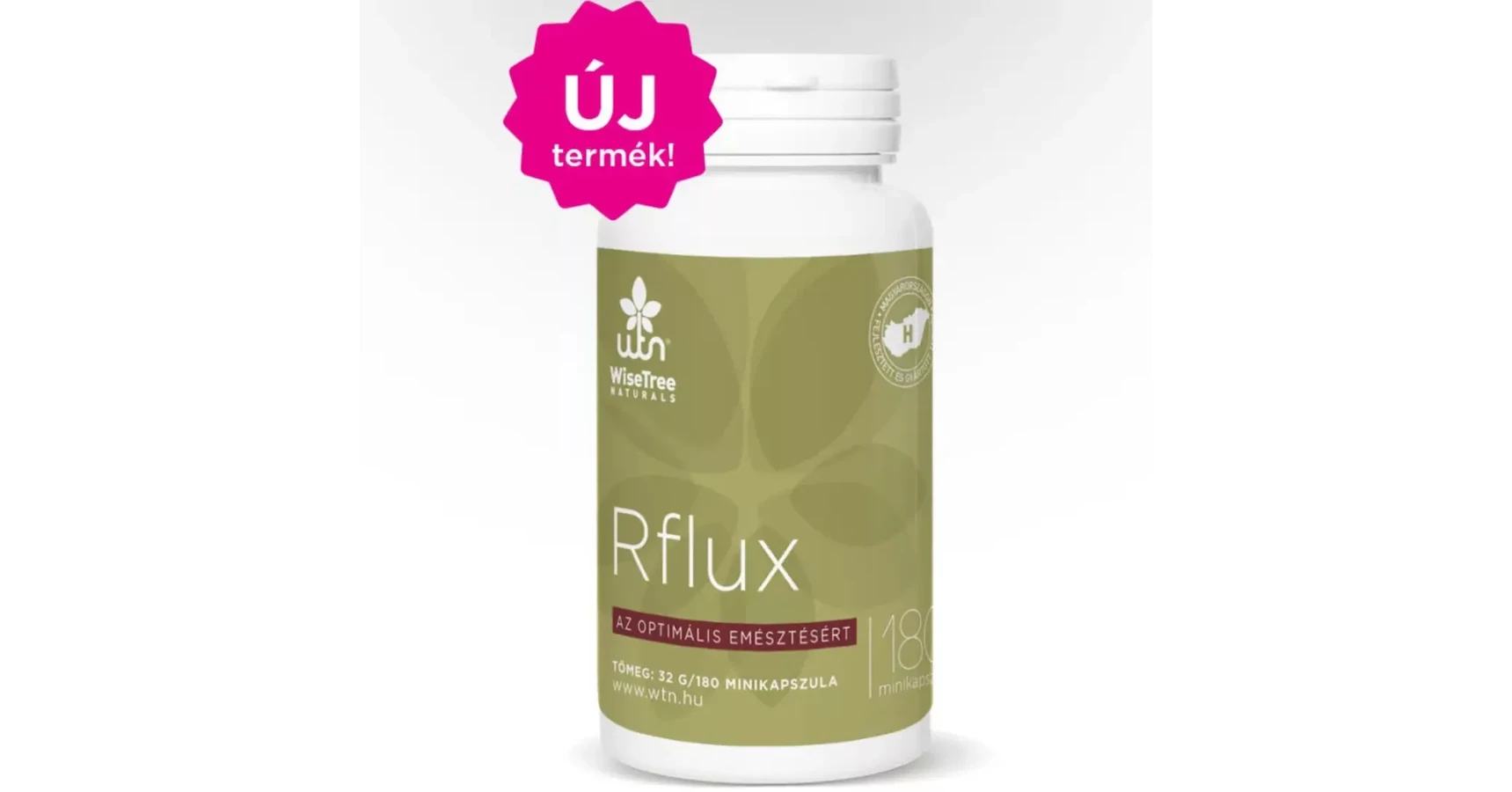 WTN Rflux 180 minikapszula – természetes megoldás reflux ellen