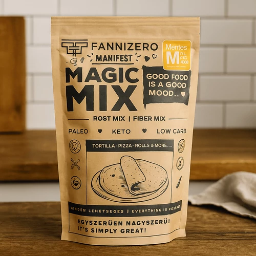 FANNIZERO Magic Mix 500 g - Keto és gluténmentes rost mix